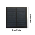 0.45W 5V Solar Charging Panel Solar Epoxy Cell Charging Portable Panel ...