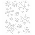 Magnetic Rhinestone Template Set - SNOWFLAKES 1" to 4" - Walmart.com