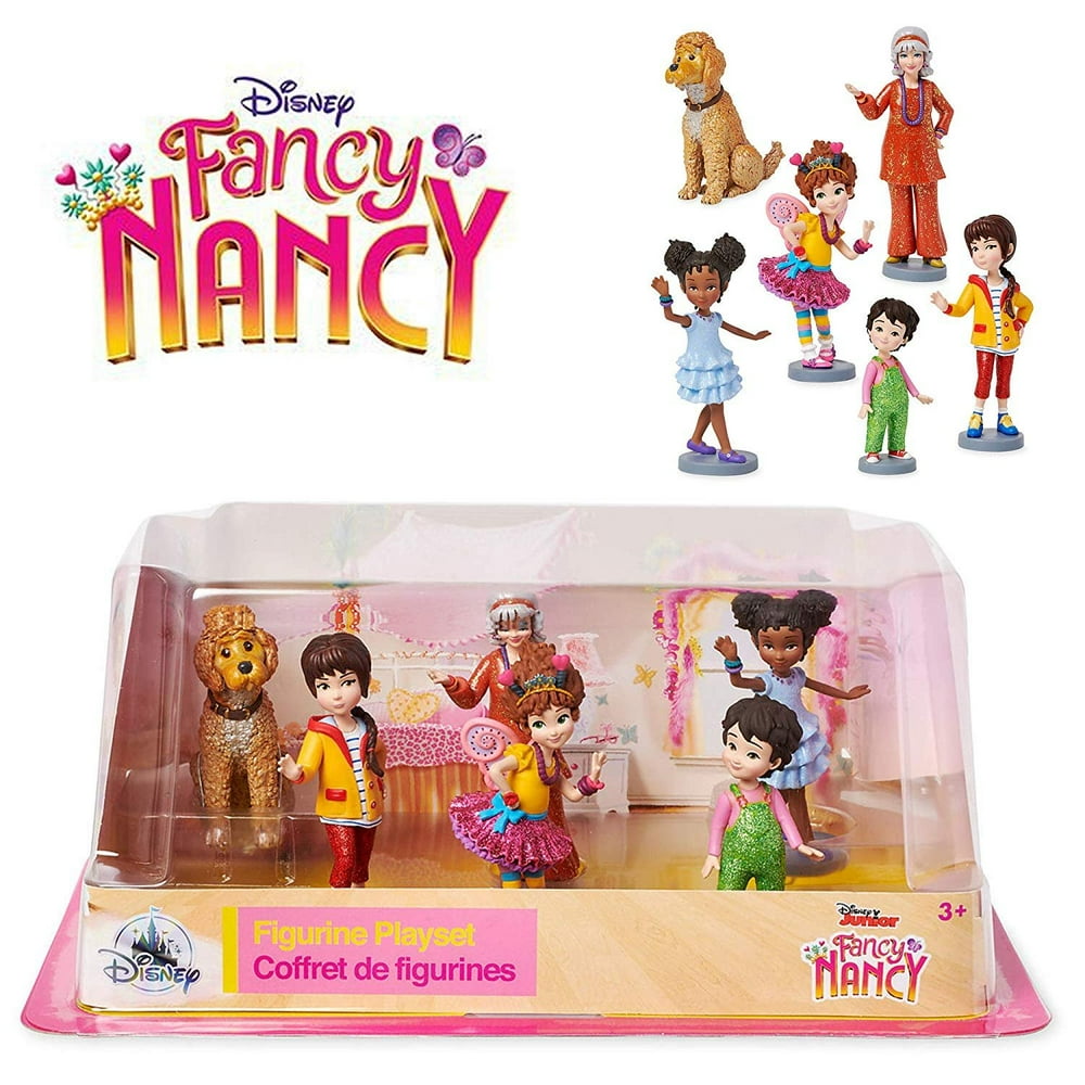 Fancy Nancy Disney Deluxe Figure Play Set - 6 Exclusive Action ...