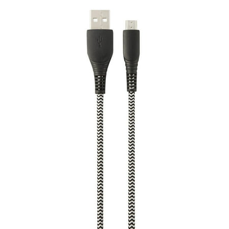 blackweb USB-A to Micro-USB 6 FT Charge and Sync Cable (Black) - Walmart.ca