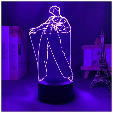 Akerlok Anime 3D Nightlight LED Kids Bedroom Touch Sensor Colorful Lamp ...