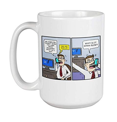 Tech Support. Did You Back Up? Funny Tech Support Comic Coffee & Tea ...