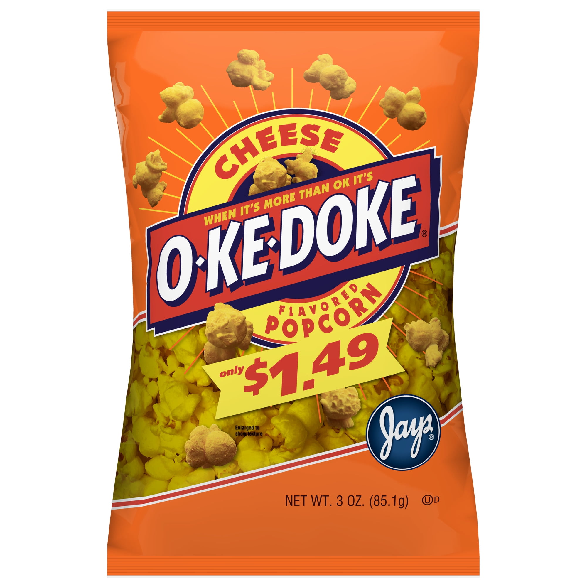 O-Ke-Doke Cheese Flavored Popcorn - 3oz – BrickSeek
