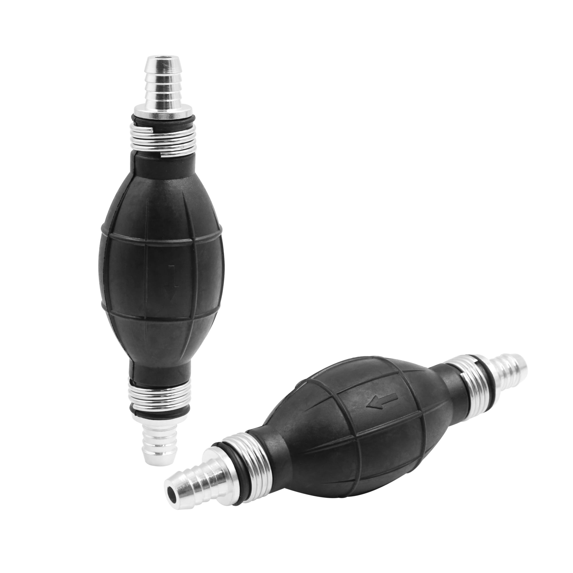 2pcs 12mm Black Rubber Gas Petrol Fuel Line Pump Hand Primer Bulb for ...