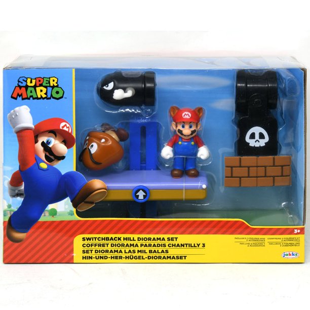 Nintendo Mario 2.5 Switchback Hill Diorama Set - Walmart.com
