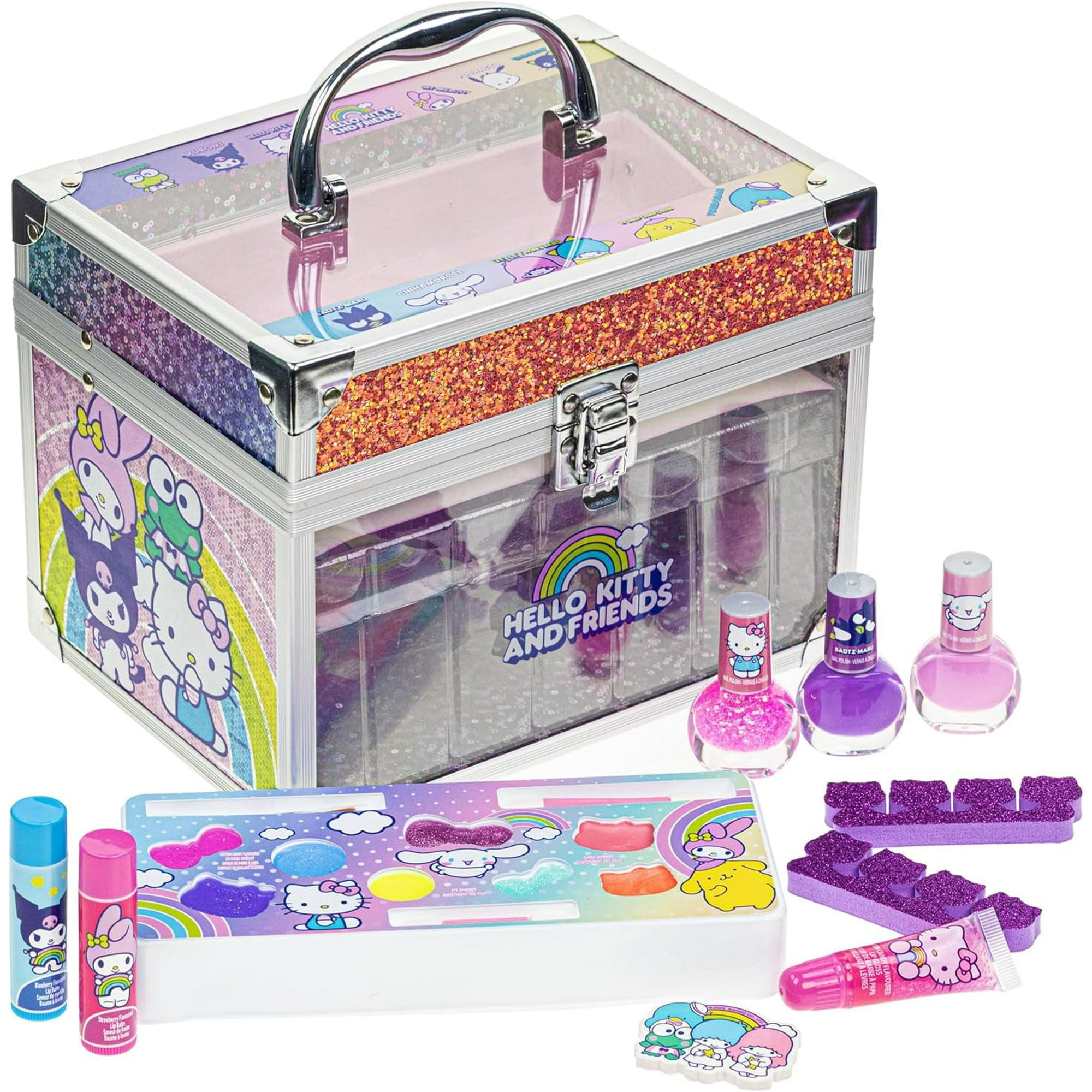 Click here for Hello Kitty Kids Makeup Set In Train Case For Girl... prices
