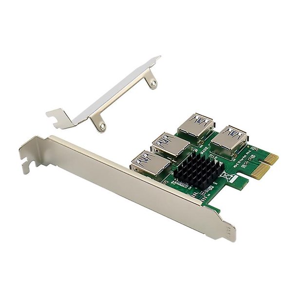 Pci Express Multiplier Pcieusb Riser 1 To 4 Usb 3.0 Hub Pci-e X16 Riser ...