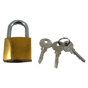 ToolUSA 40mm Long Shank Padlock | Hardened Steel Shackle | Ideal for ...