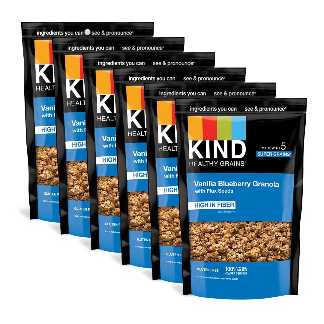 HEALTHY GRAINS Granola, Healthy Snack, Dark Chocolate, 10g Protein, 11 ...