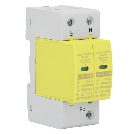 Surge Protection Device, 2P Home Surge Protector High Accuracy Easy To ...