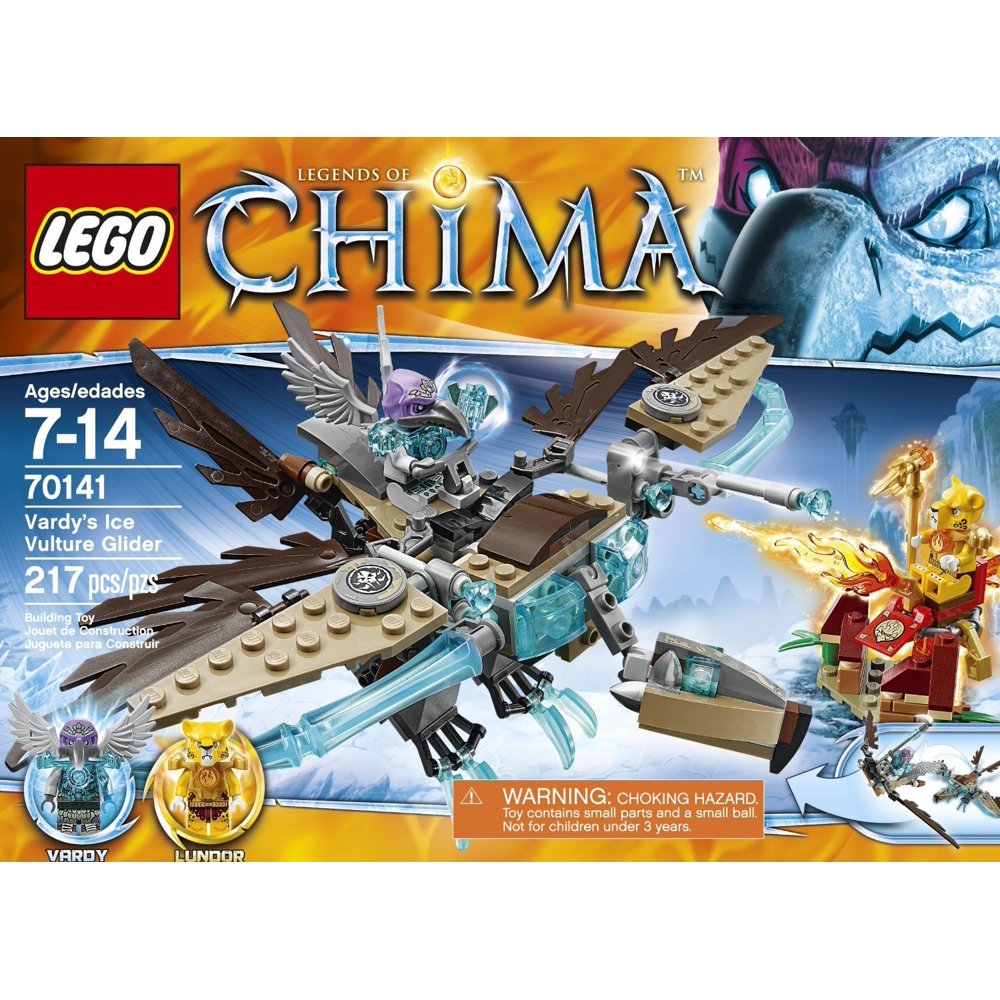 LEGO Legends of Chima 70141 - Vardy's Ice Vulture Glider - Walmart.com ...