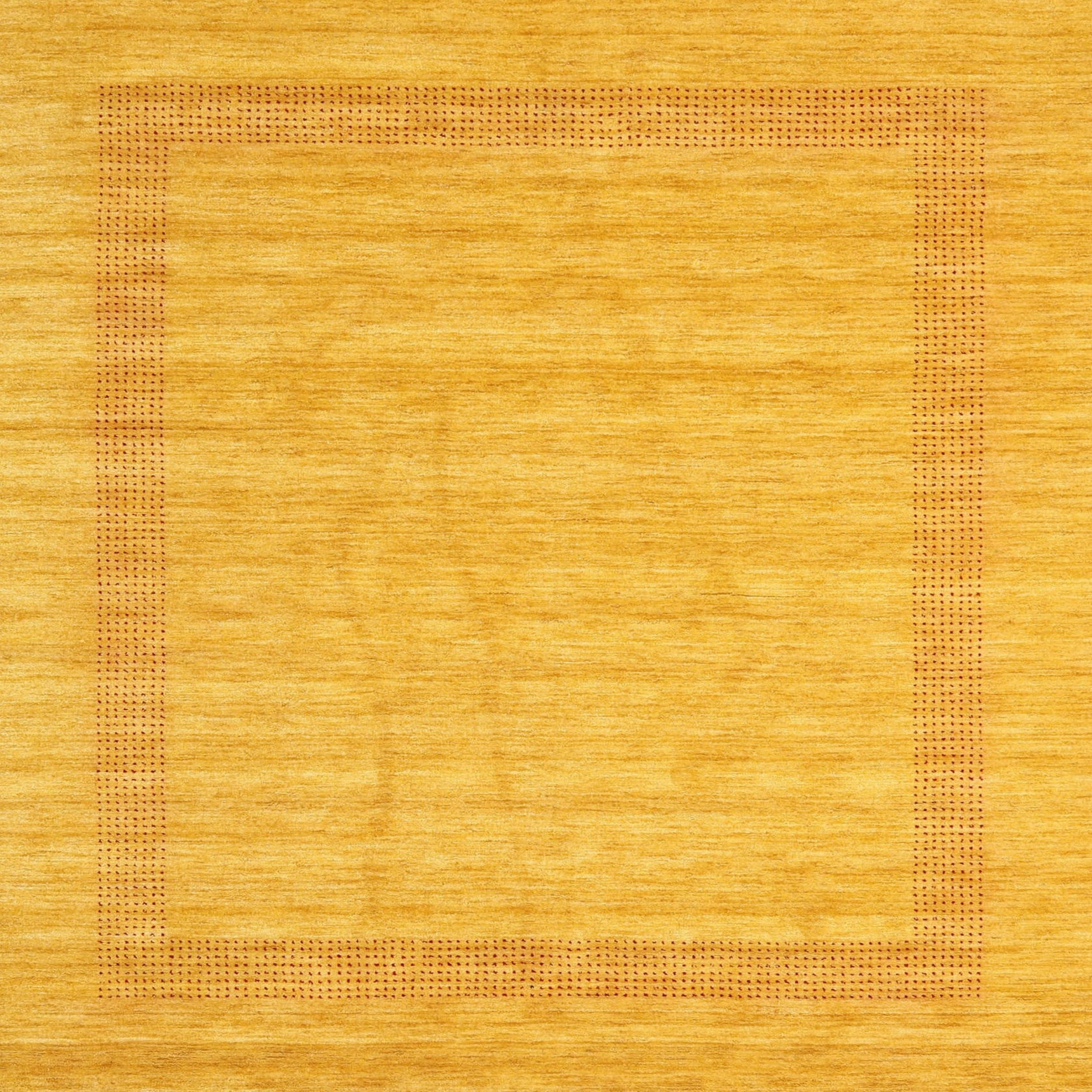 Ahgly Company Indoor Square Contemporary Deep Yellow Abstract Area Rugs ...