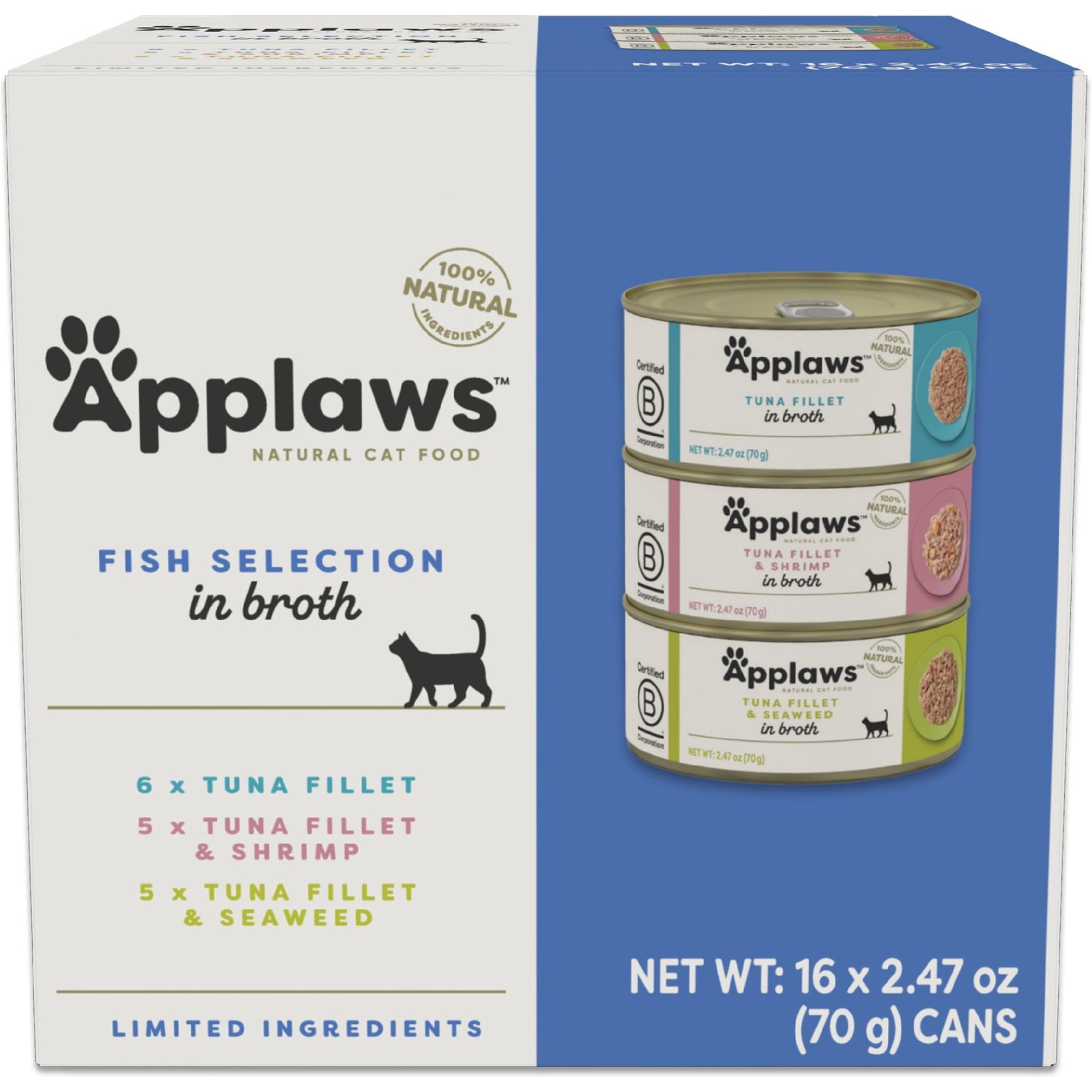 Click here for Applaws Fish Selection In Broth Variety Pack Wet C... prices