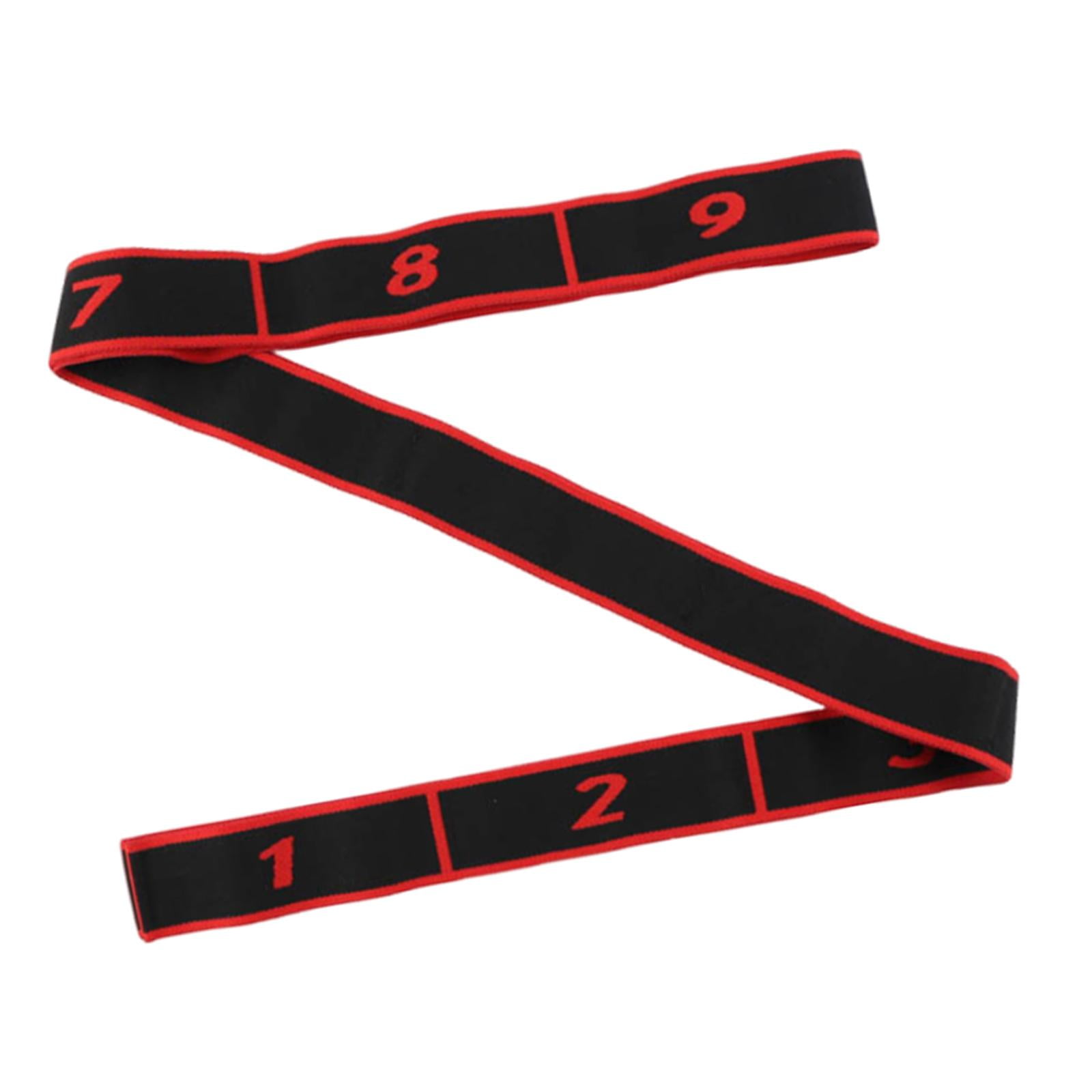 Almencla Stretch Resistance Band Flexible Multi Loop for Taekwondo Red ...