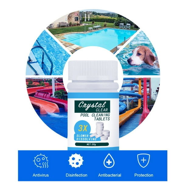 Swimming Pool Cleaning Tablets with Floating Chemical Dispenser ...