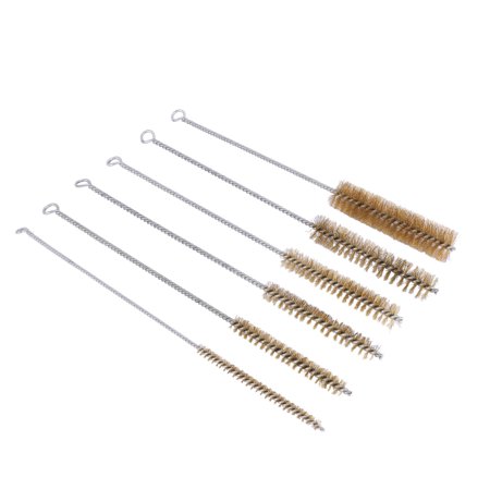 12 Pcs Brass Tube Cleaning Brush Wire Brush Set Brass Wire Brush Set ...