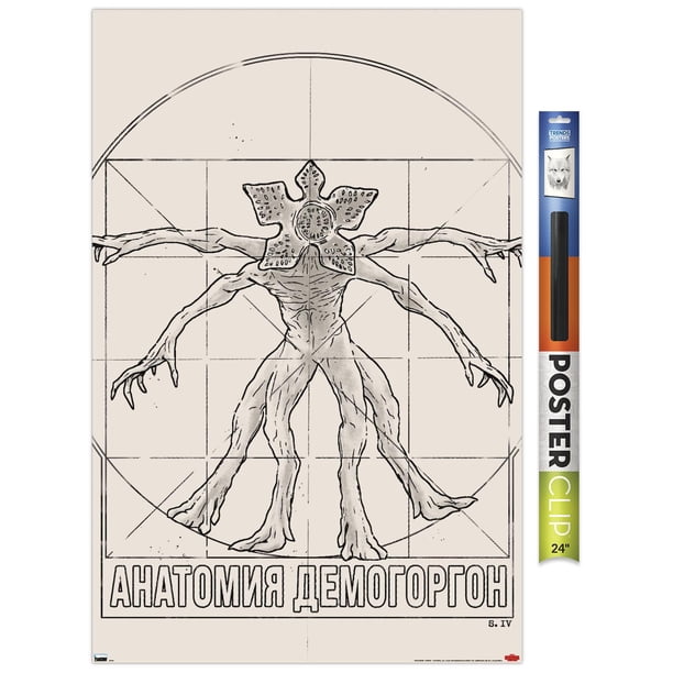 Netflix Stranger Things: Season 4 - Vitruvian Demogorgon Wall Poster ...