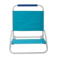 Mainstays Folding Beach Sand Chair, Teal, Portable Low-Profile ...