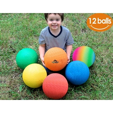 Sportime Supersafe PG Balls, 8-1/2 Inches, Assorted Colors, Set of 6 ...