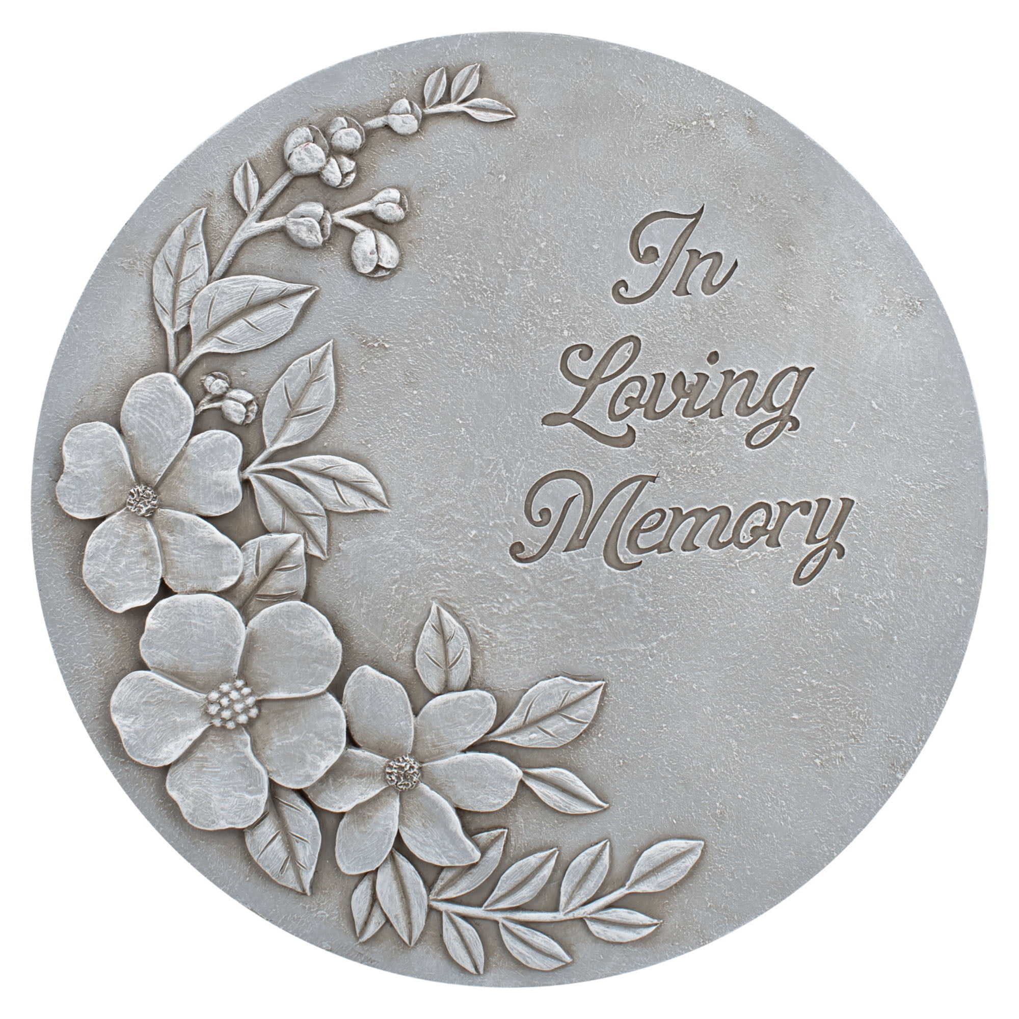 Nat & Jules In Loving Memory Stone Color 11 inch Resin Stepping Stone ...