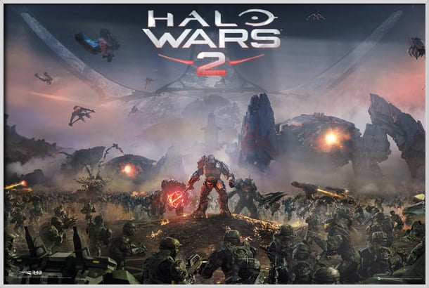 Halo Wars 2 - Framed Gaming Poster / Print (Key Art / Game Cover) (Size ...