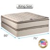 Dream Solutions USA King Size Mattress & Box Spring Set - Orthopedic, Longlasting, Good for Back ...
