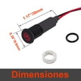 Taiss LED Indicator Pilot AIF4 Dash Light with Symbols (Single Arrow ...