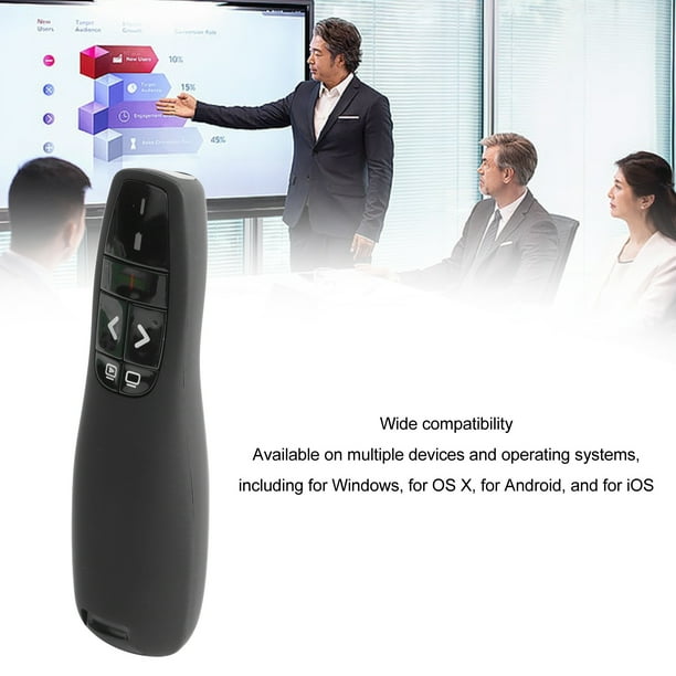 Powerpoint Clicker, Universal Compatibility Portable USB PPT Controller ...