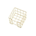 Metal Mesh Desk Organizer,Iron Wire Grid Pen Holder Basket for Office ...