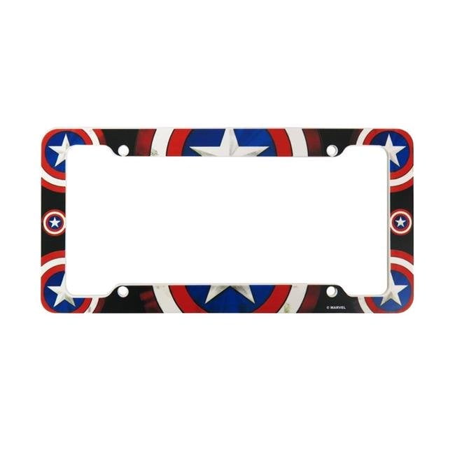 Captain America carcapshildslicplt Captain America Shields License ...