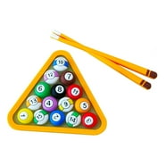 Pool Stick and Balls on Pool Table Edible Cake Topper Image ABPID55956 ...