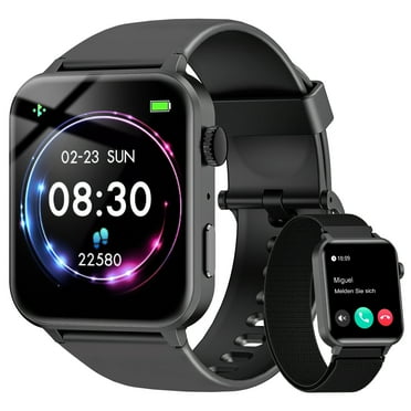 Smart Watch Bluetooth Call Compatible with Ios and Android, Mens Womens ...
