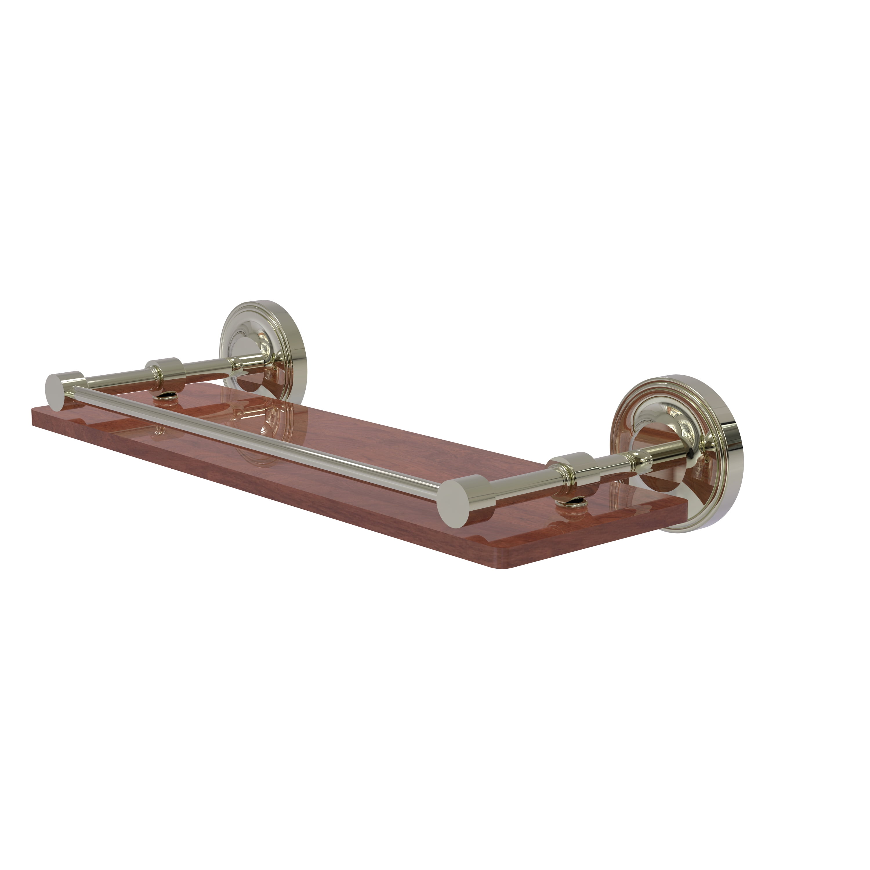 Prestige Regal Collection Solid IPE Ironwood Shelf with Gallery Rail ...