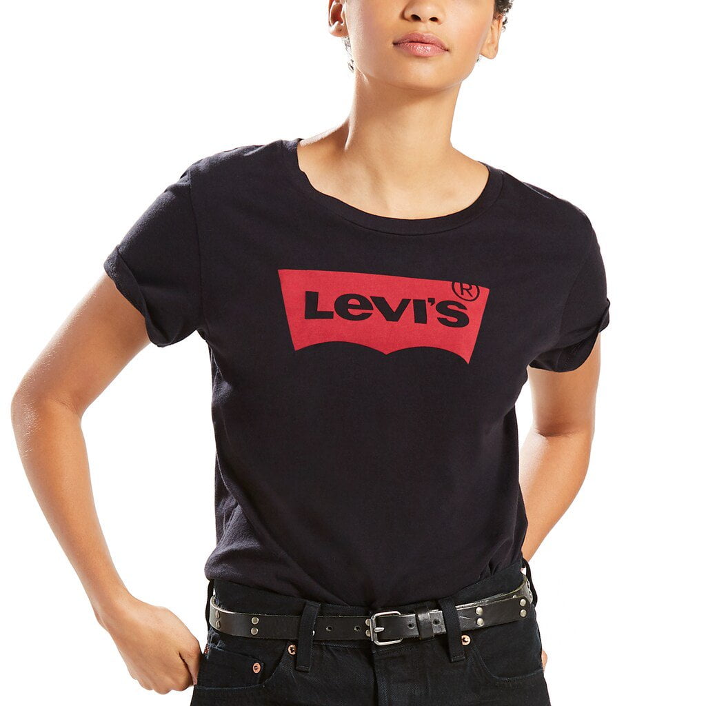 Levi's Original Red Tab Women's Logo Perfect T-Shirt - Walmart.com Levi's Original Red Tab Women's Logo Perfect T-Shirt - Walmart.com