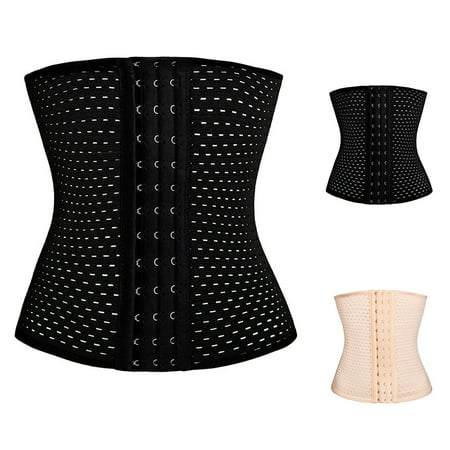 Women Fat Burning Shapewear Belly Control Elastic Spandex Corset Waist ...