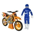 Adventure Force 1:12 Scale Motorcycle Play Vehicle with Toy Rider for ...