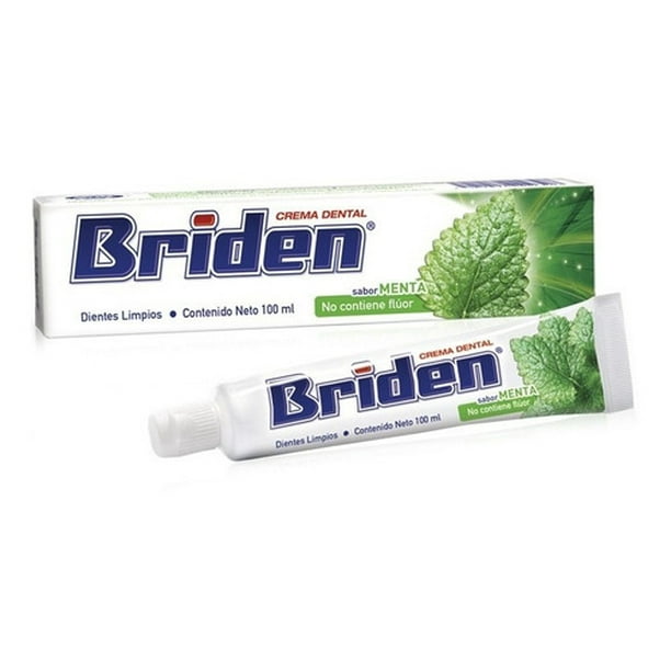 Briden Crema Dental Sin Flúor 1 Pieza 100ml Briden Original | Walmart ...