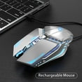 TENMOS Wireless Gaming Mouse Rechargeable Silent LED Computer Optical ...