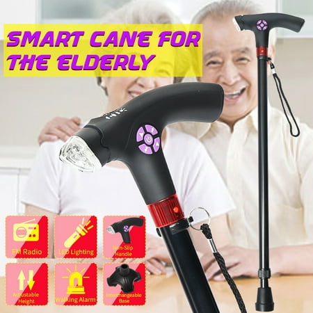LED Cane with Light,Adjustable Lightweight Walking Stick with ...