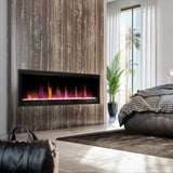 Dimplex 60-Inch Built-In Slim Electric Fireplace, 4-Inch Depth, Multi ...