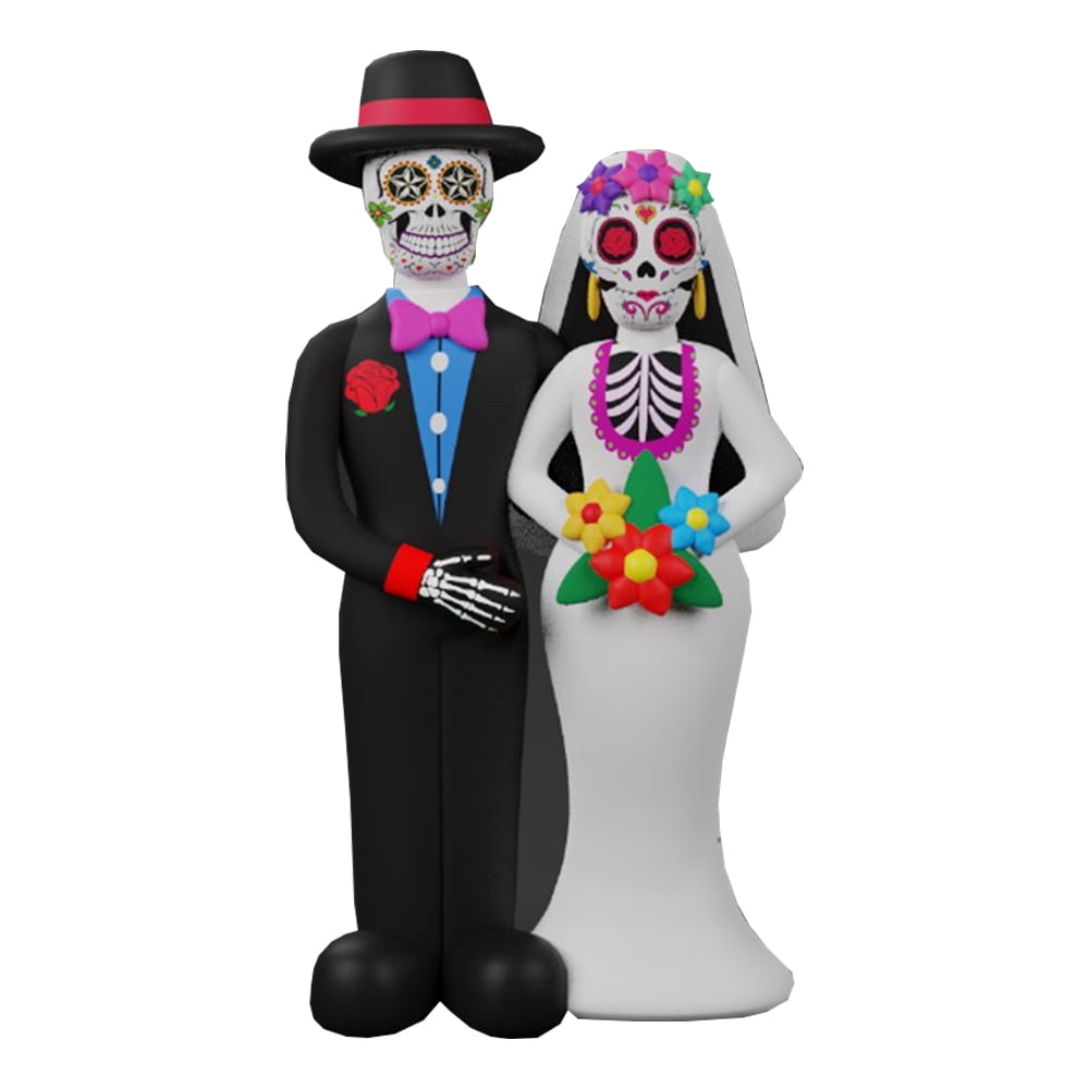Inflable Halloween Novios Catrines Decoración Led 1.80 Mts. | Walmart ...