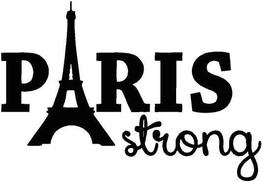 Vinyl Decal: Paris Strong - Je Suis Charlie Hebdo - Vinyl Car Decal ...