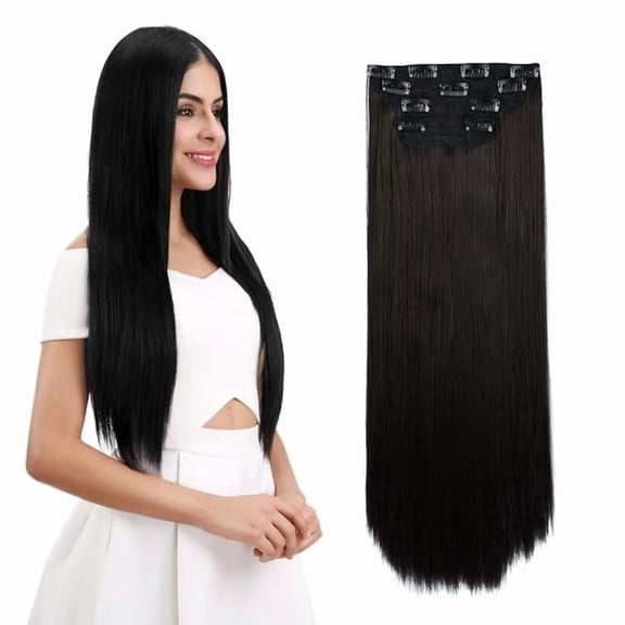 Miss Origin Human Hair Blend Clip Ons- Beach Curls 7PCS by Bobbi Boss ...
