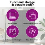 vidaXL File Cabinet Sideboard Storage Chest Cabinet for Home Office ...