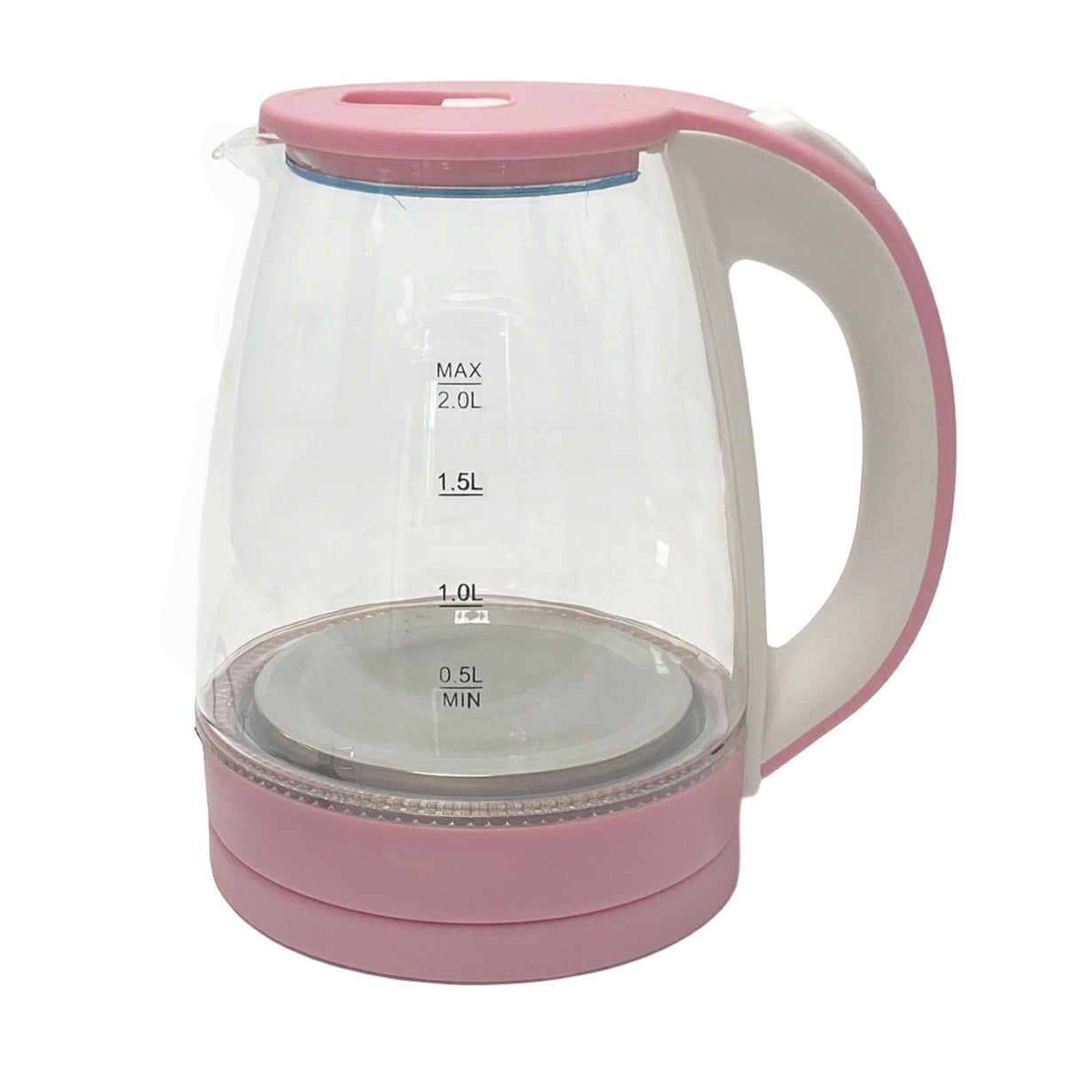 1500W Electric Kettle 2L Hot Water Boiler Wide Opening Glass Tea Kettle ...