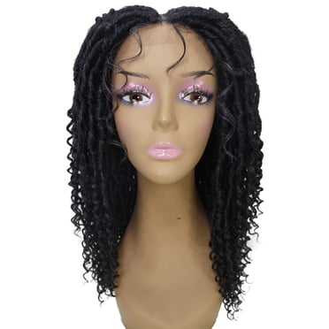 LUXLUXE Angel Curly Locs Braid Braided Women Wig, 20+ Shades of Natural ...