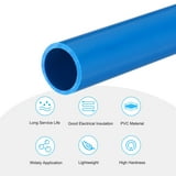 PVC Rigid Round Pipe 21mm ID 25mm OD 20cm/8" Length Blue High Impact ...