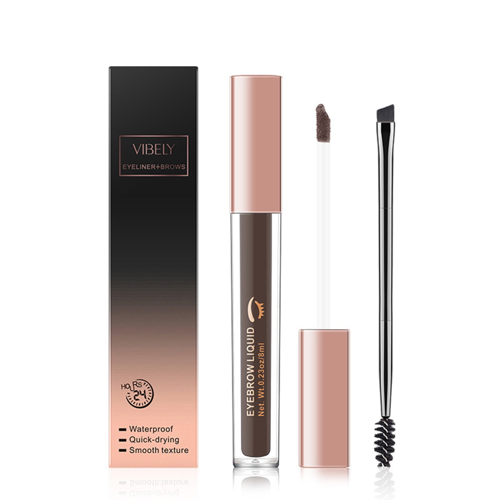 Crema líquida para cejas de cuatro colores y líquido antimanchas ...