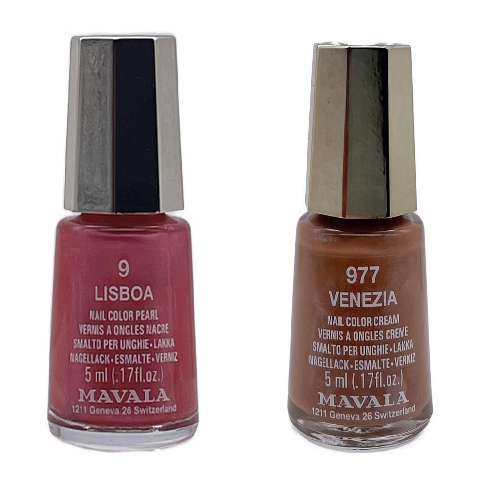 Mavala Mini Nail Polish 5ml - 9 Lisboa - 977 Venezia - Combi Pack ...