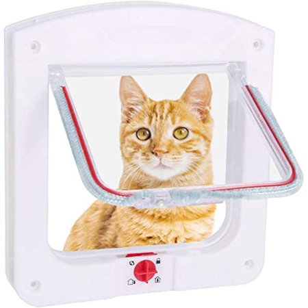 Cat Flap for Dogs and Cats, Insulation Cat Flap, Cat Flap with Tunnel ...